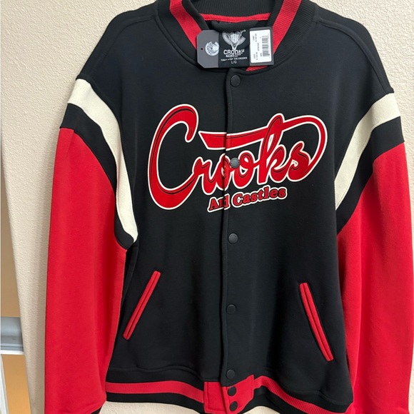 Crooks & Castles | Jackets & Coats | Crooks Castles Black And Red ...